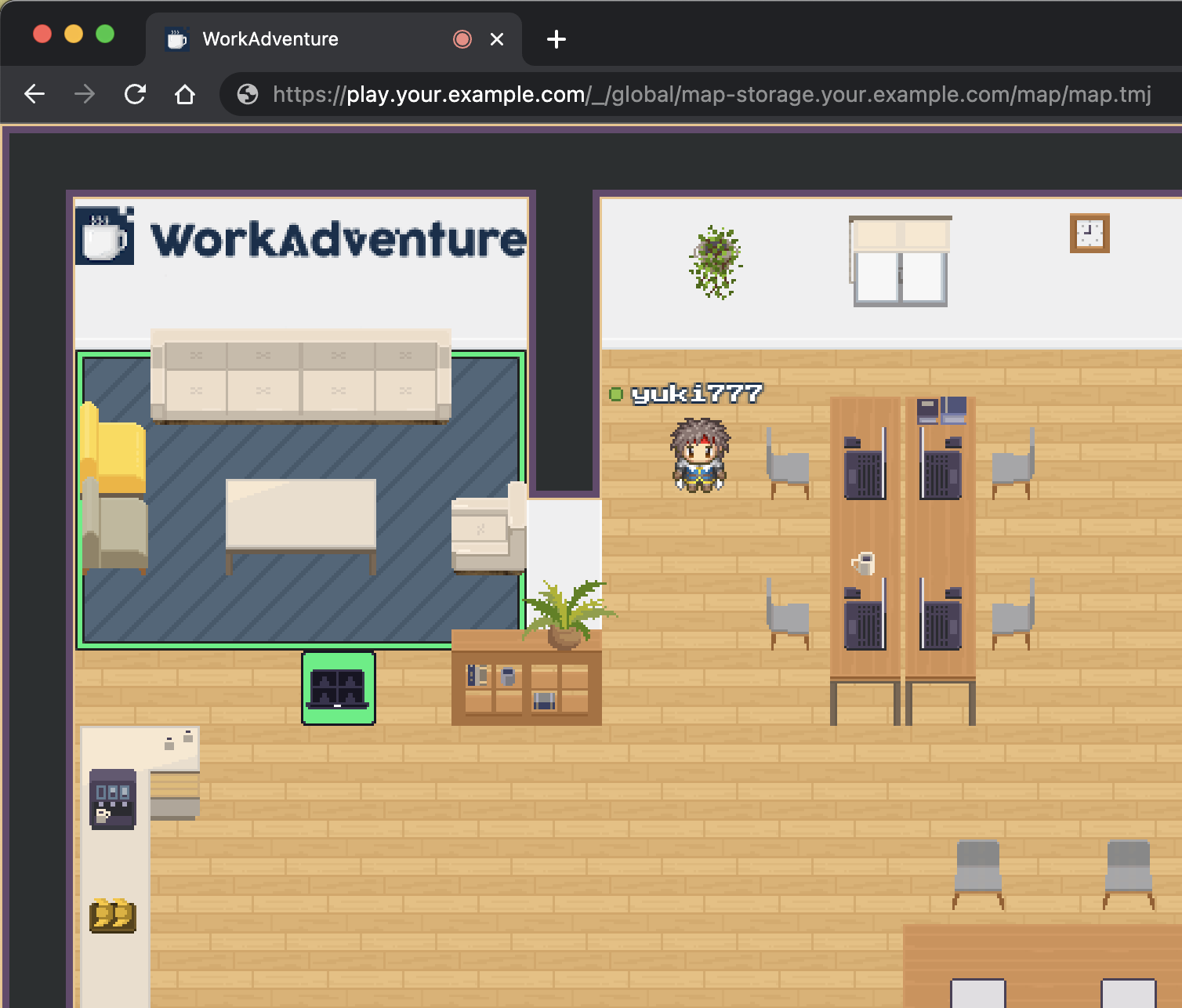 自分のサーバーでWorkAdventureを使ってバーチャルオフィスを作成する #WorkAdventure - Qiita
